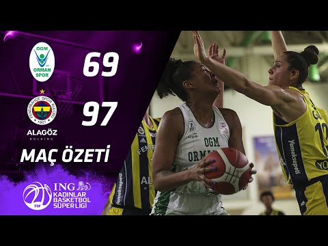 Maç Özeti | OGM Ormanspor 69 - 97 Fenerbahçe Alagöz Holding | ING KBSL 30. Hafta