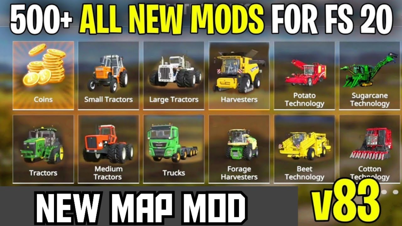 FS 20 Fully APK lite all in one map mod download link - YouTube