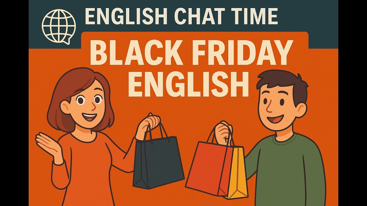 Black Friday in English 🛍 | Simple Shopping Vocabulary & Conversation ...