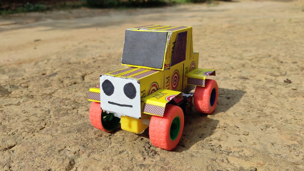 How to make Matchbox Mini Car at Home | DIY Mini Electric Car - YouTube