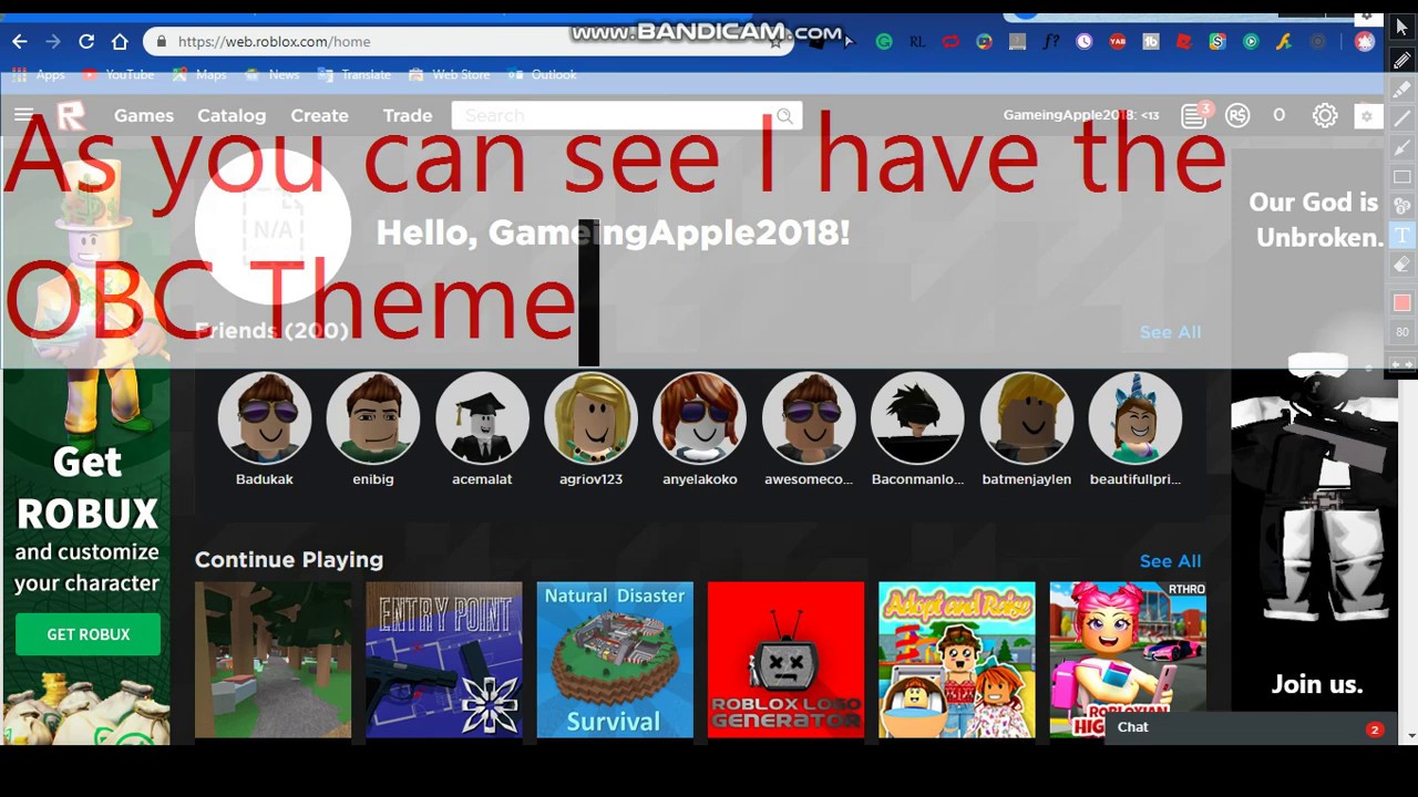How to make your Roblox have the OBC theme. - YouTube