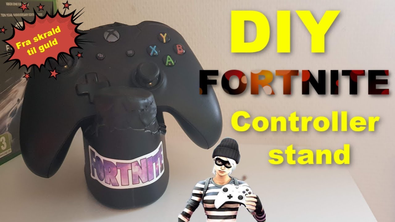 DIY Fortnite controller stand // skrald til guld 🤗🎮 - YouTube