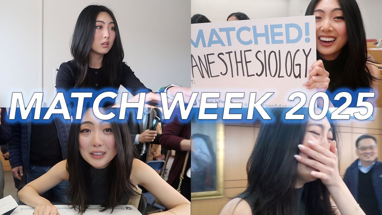 MATCH WEEK VLOG (NRMP MATCH 2025) | I MATCHED TO RESIDENCY (where i ...