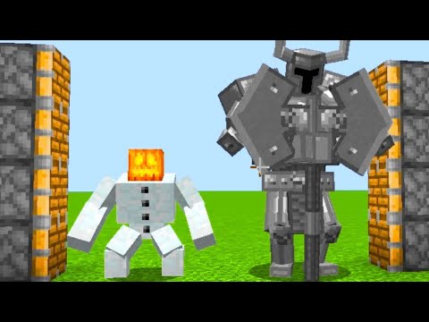 Ferrous Wroughtnaut + Snow Golem = ??? / minecraft - YouTube