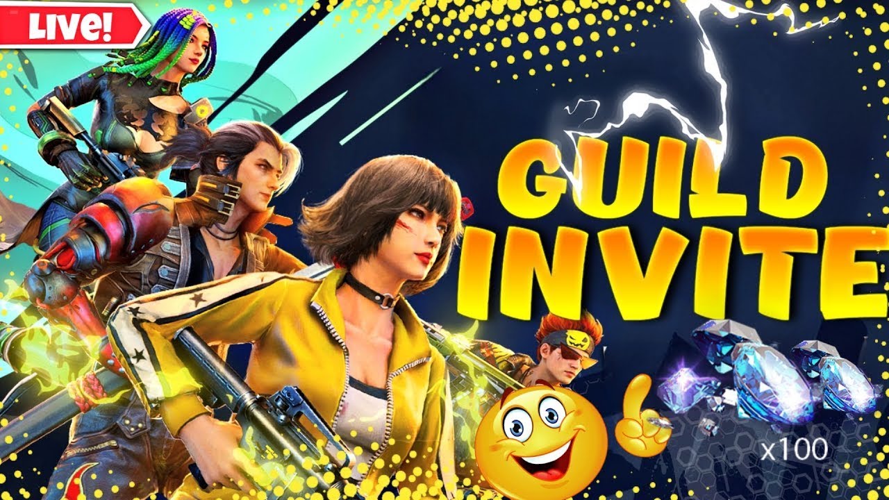 im back in live for invite to the guild members. - YouTube