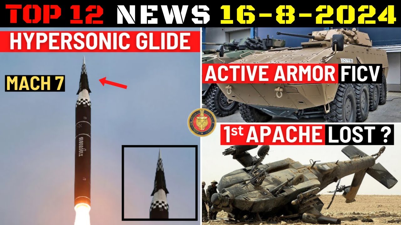 Indian Defence Updates : Hypersonic Glide Vehicle,1st Apache Lost ...