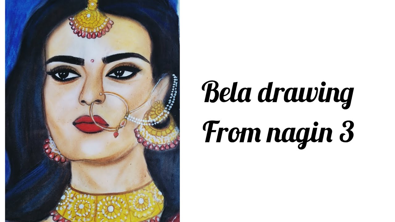 Bela drawing from nagin 3 #nagin3 - YouTube
