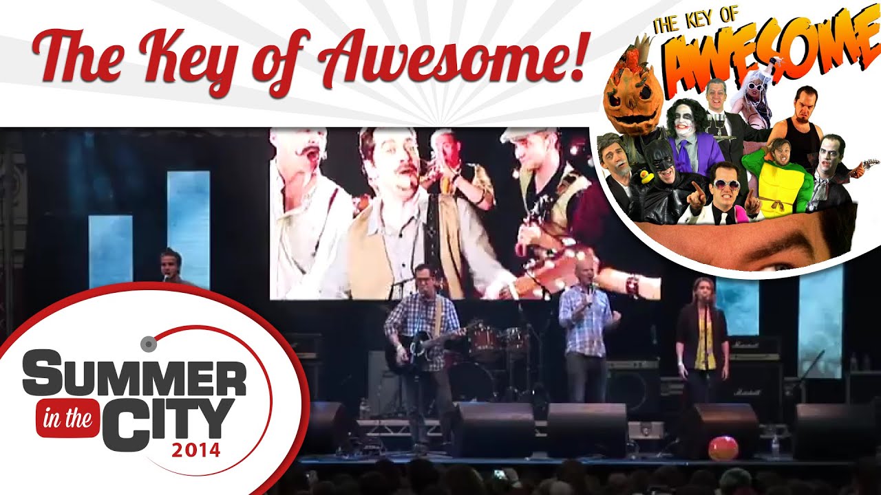 The Key of Awesome! LIVE at SitC 2014 - YouTube