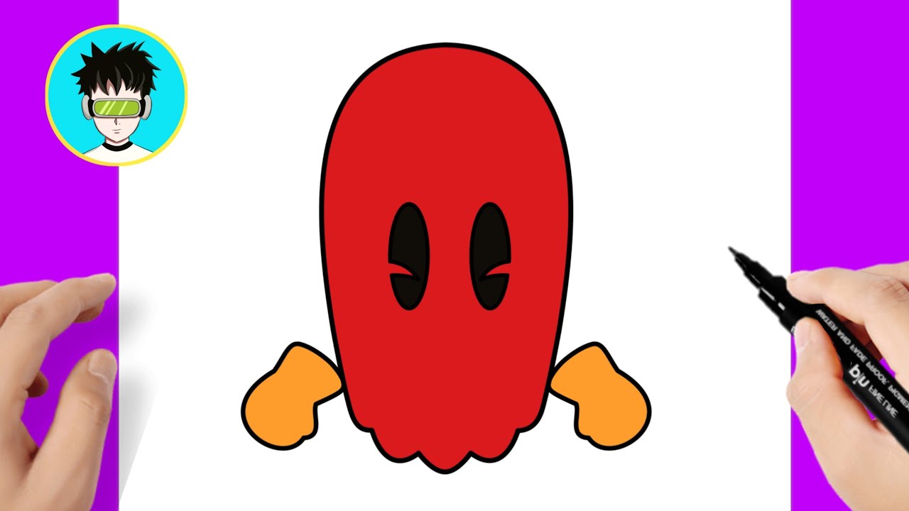 How to draw BLINKY from Stumble Guys - Pac-Man - YouTube