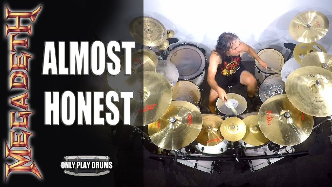 Megadeth - Almost Honest (Only Play Drums) - YouTube