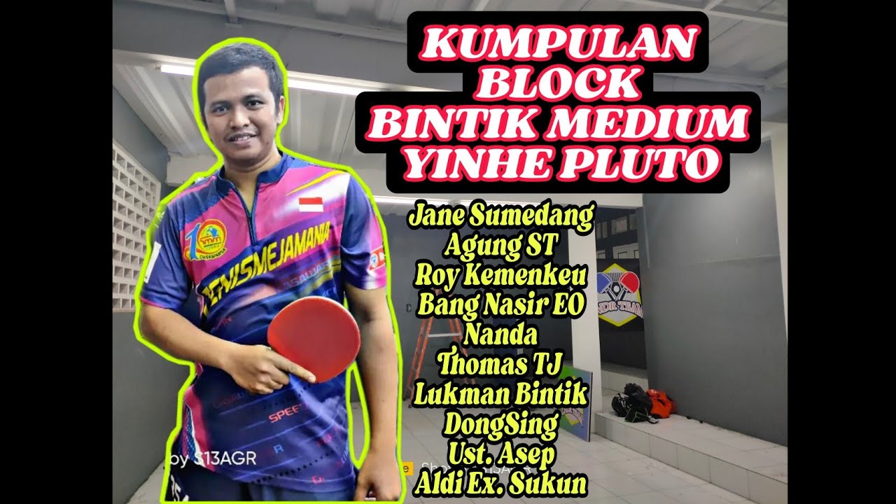KUMPULAN BLOCK BINTIK MEDIUM YINHE PLUTO 1.5MM 🏓 ANGGER PLUTO - YouTube