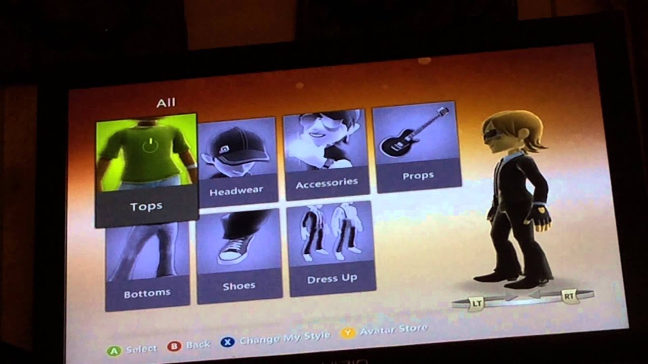 All free items in avatar store on Xbox 360 #2 - YouTube