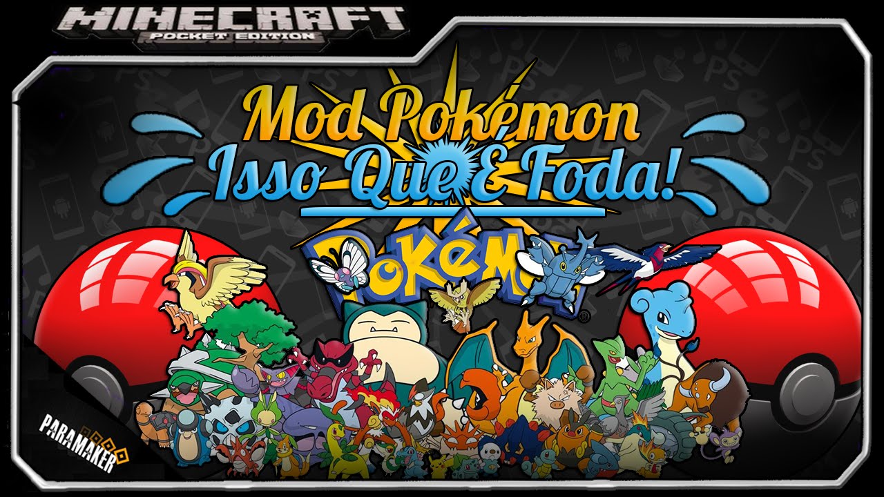 Mod Pokémon para Minecraft Pocket Edition 0.10.0/0.10.X│Isso que é foda ...