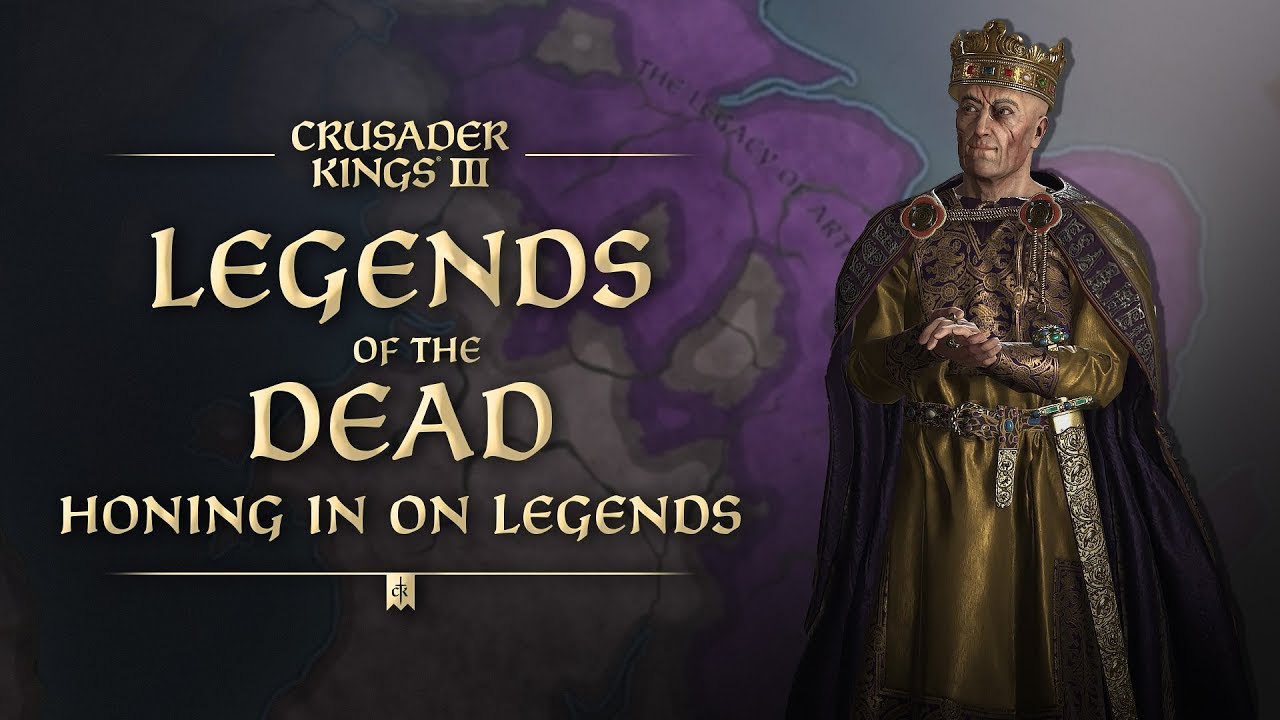 Новое DLC - Crusader Kings III, "Legends of the dead" - YouTube