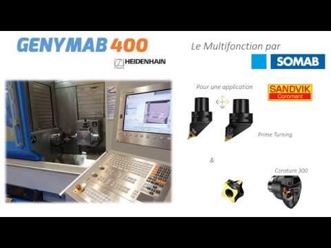 GENYMAB 400 - Prime Turning & Coroturn 300 Sandvik - SOMAB - YouTube