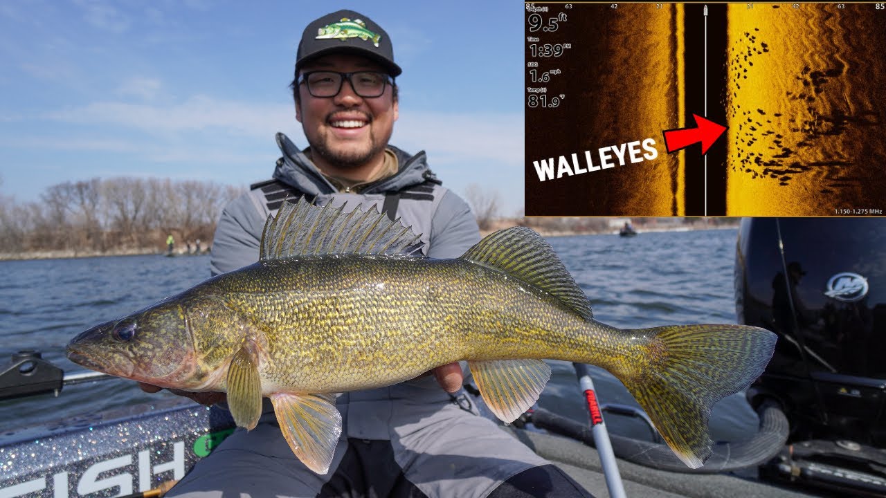 Using Electronics to SLAM Early Spring Walleyes! (Side Imaging) - YouTube