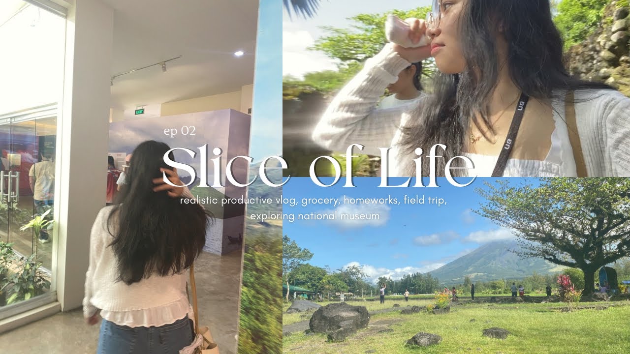 slice of life 🍅 realistic college vlog, productive, grocery, cagsawa ...