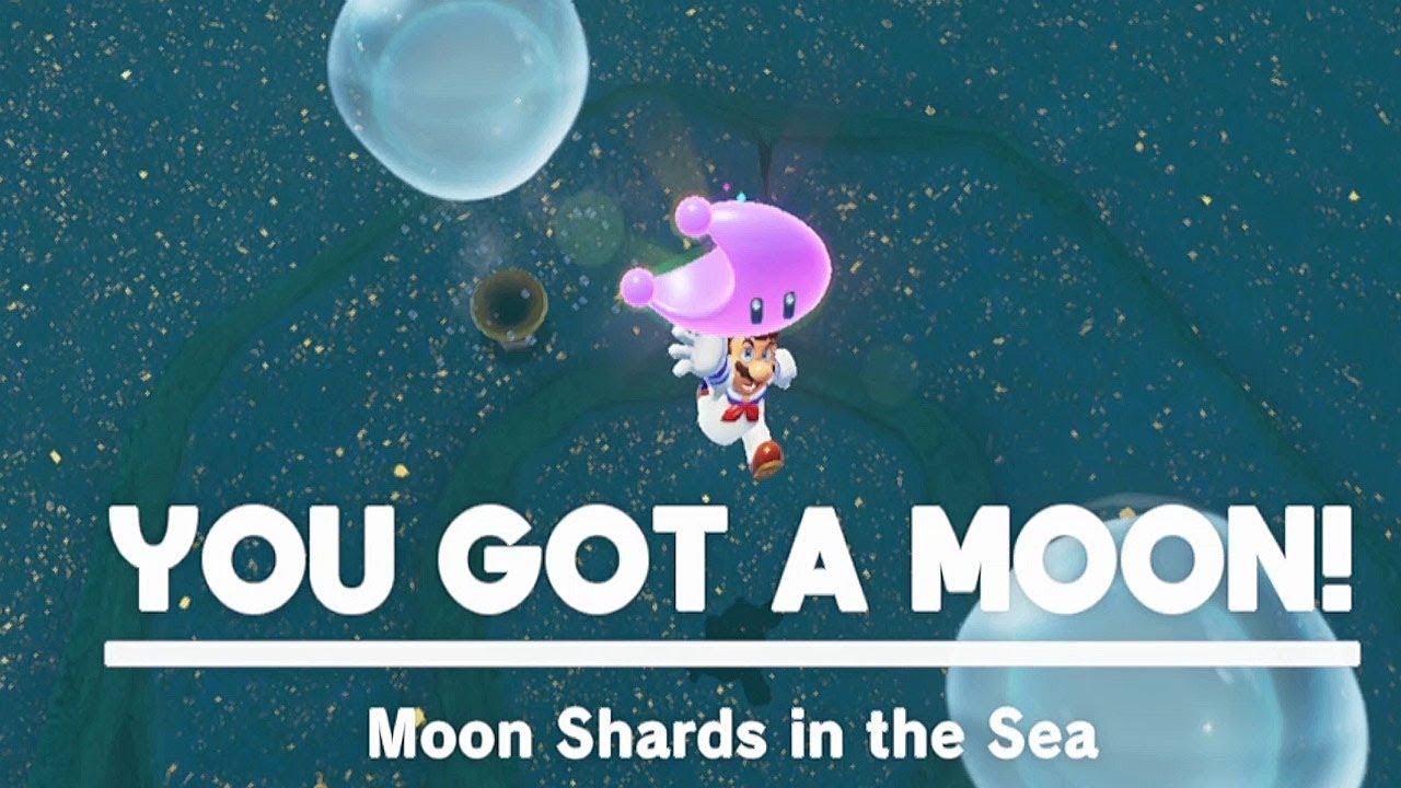 Super Mario Odyssey | Moon Shards In the Sea - YouTube