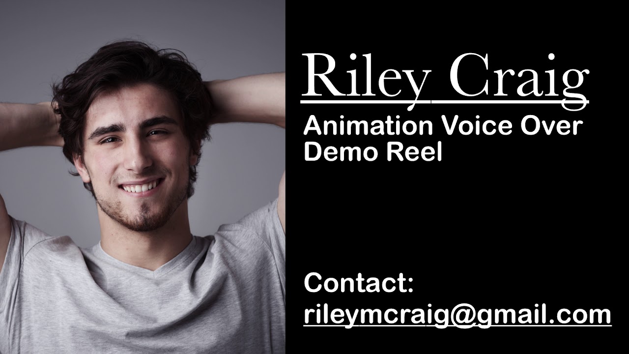 Riley Craig Voice Over Demo Reel - YouTube