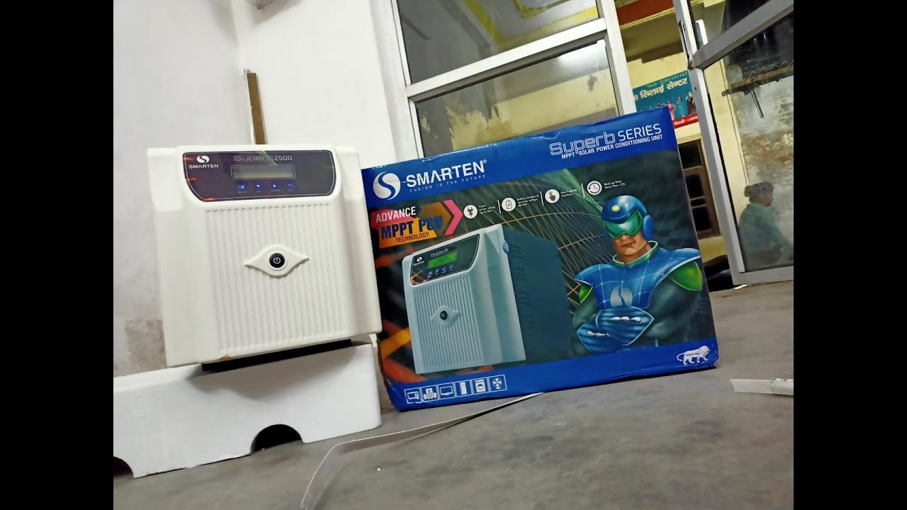 Smarten Superb 2500 VA / 2.5kVA 24 Volt 50 Amp MPPT Solar PCU Inverter ...