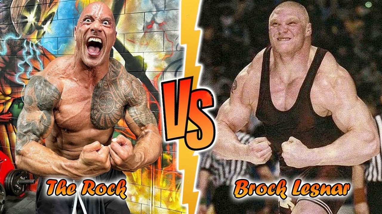 The Rock VS Brock Lesnar Transformation ⭐ 2022 | From 01 To Now Years ...