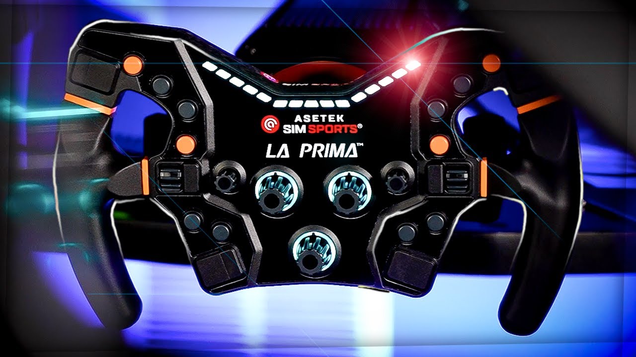 Is this TOO much? | Asetek La Prima Formula Wheel Review - YouTube