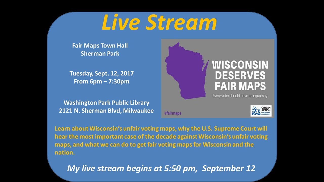 Wisconsin Deserves Fair Maps - YouTube
