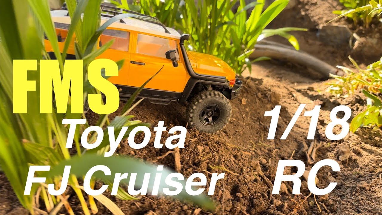 FMS 1/18 Toyota FJ Cruiser 4x4 RC Crawler - YouTube