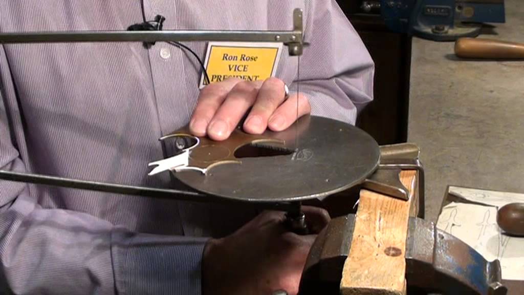 Piercing saw - YouTube