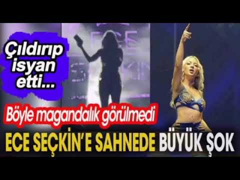 Sahneye fırlatılan telefonla yaralanan şarkıcı Ece Seçkin: Tik Tok uğruna iğrenç bir akım başlatı….
