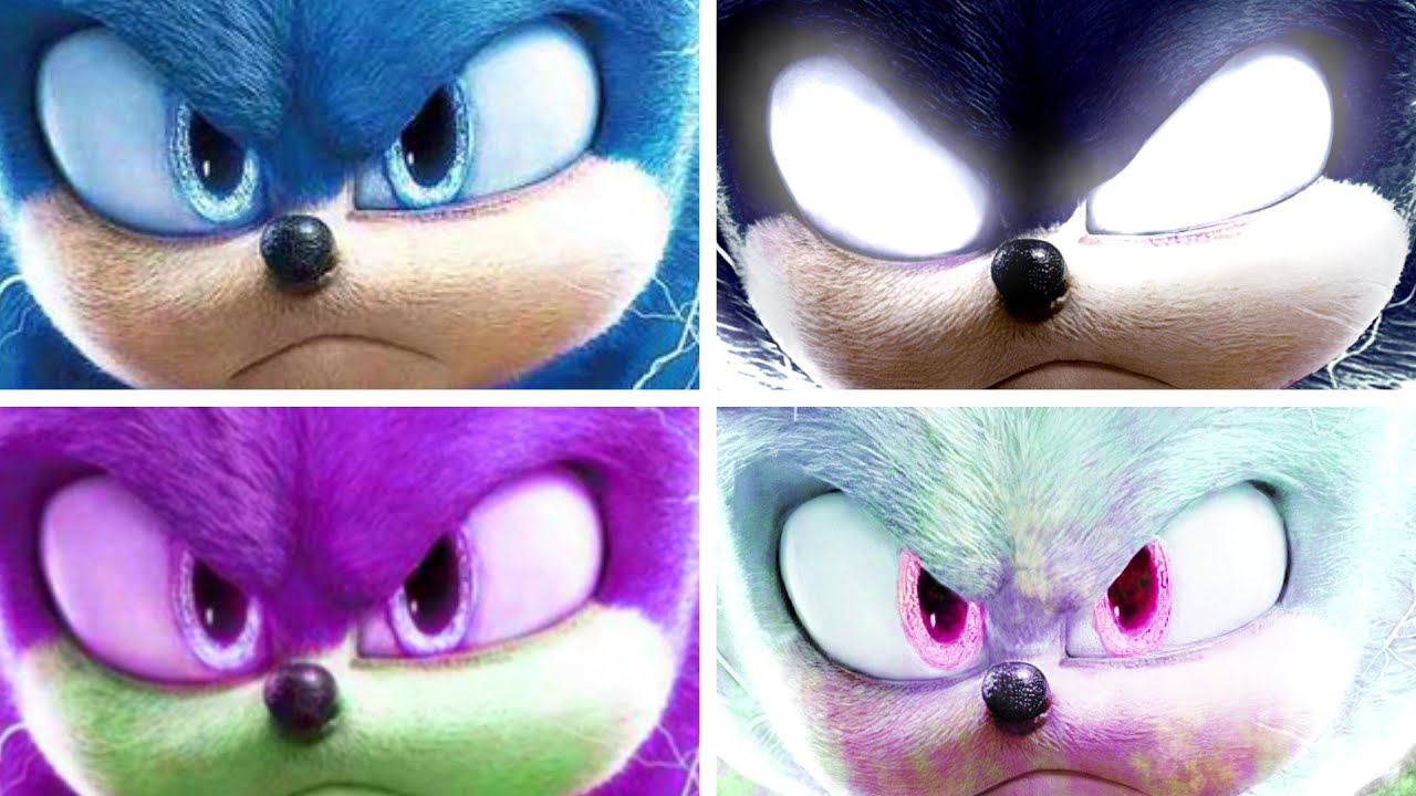 Sonic Movie Choose All Faces - YouTube