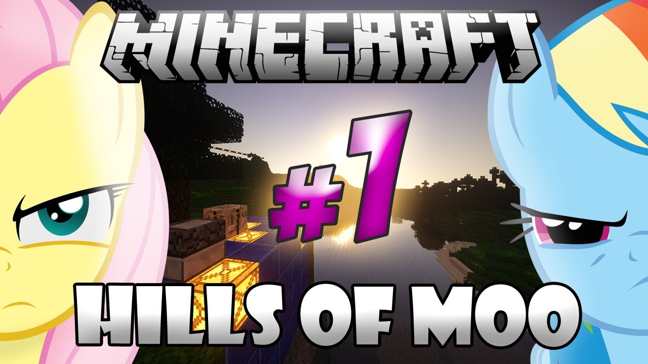 Minecraft: My Little Pony Adventures - Hills of Moo Part 1 | Moo Island ...