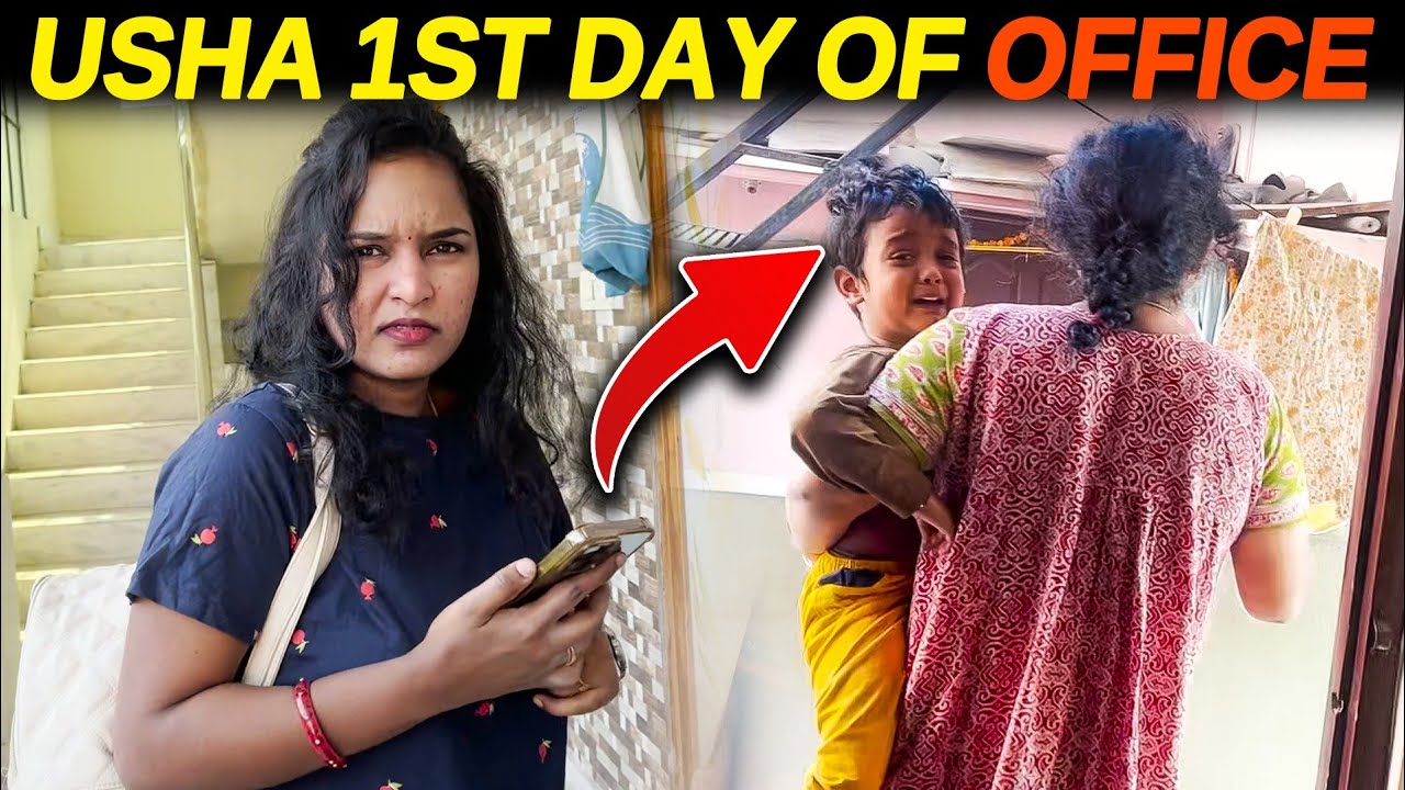 Usha 1st Day Of Office 🥺😏 | Kuyya Vlogs - YouTube