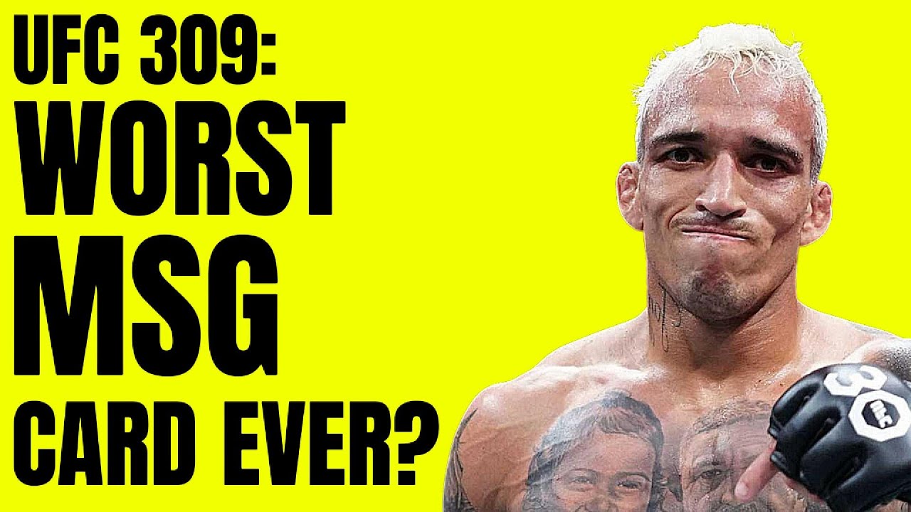 UFC 309 PREVIEW: THE WEAKEST MSG CARD EVER??? - YouTube
