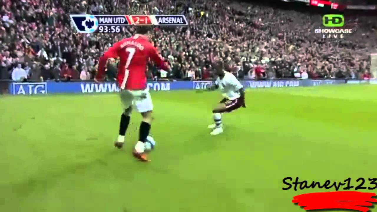 Cristiano Ronaldo Man Utd vs Arsenal - YouTube