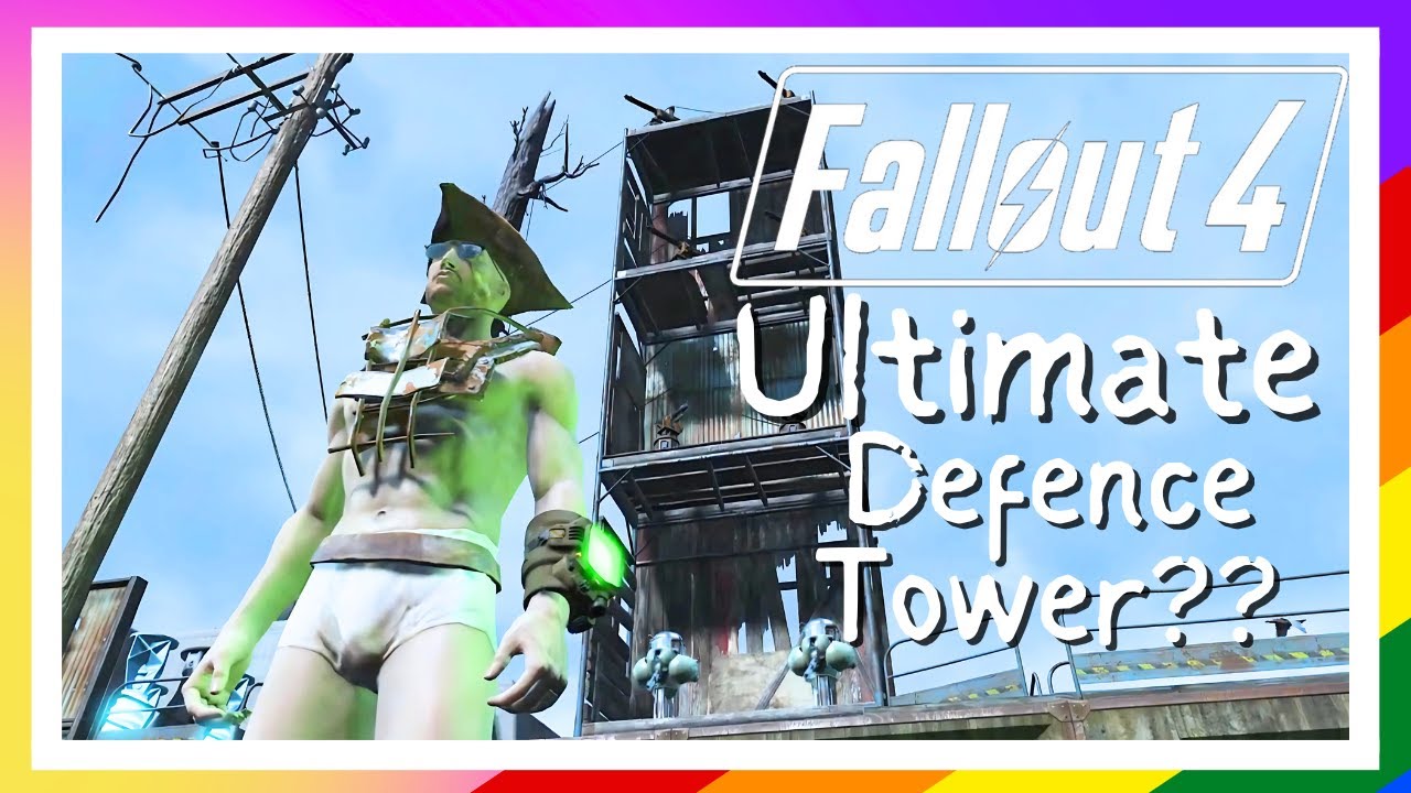 How to build a defence tower in fallout 4! (Upgrading Warwick Homestead ...