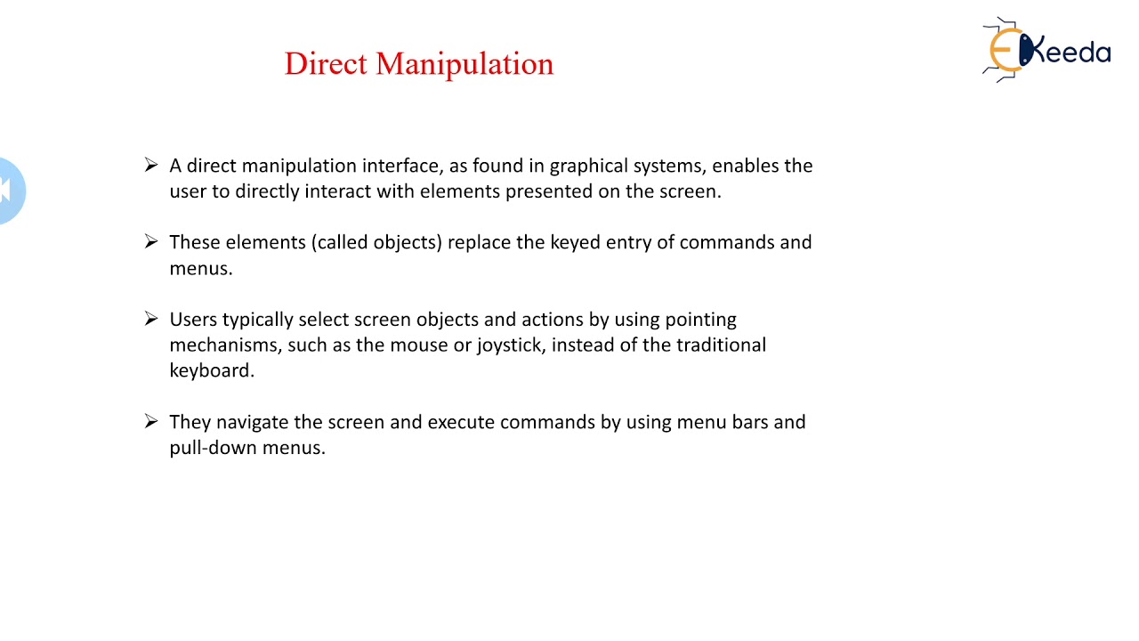 Direct Manipulation - YouTube
