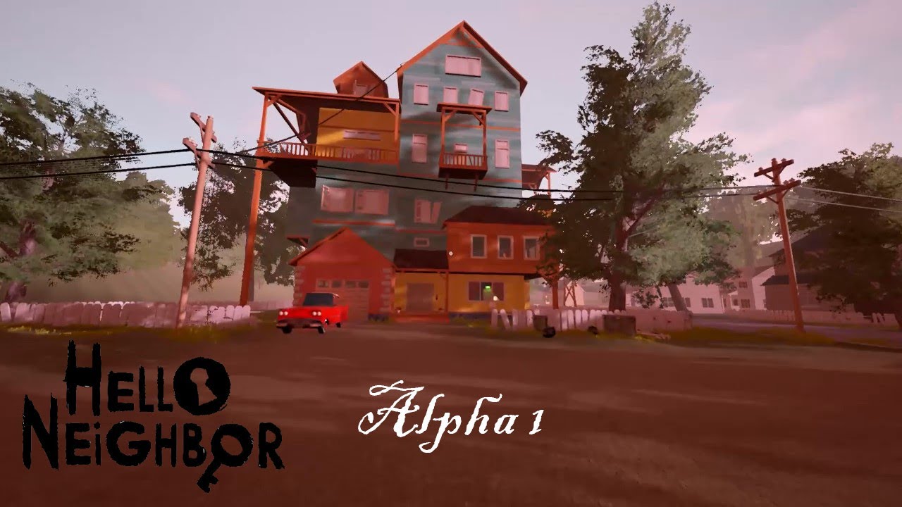 HELLO NEIGHBOR ALPHA 1 - YouTube