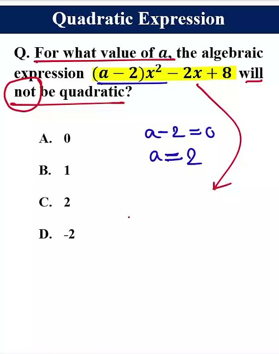 Quadratic Expression - Algebraic Expression #Quadratic #shorts #maths # ...