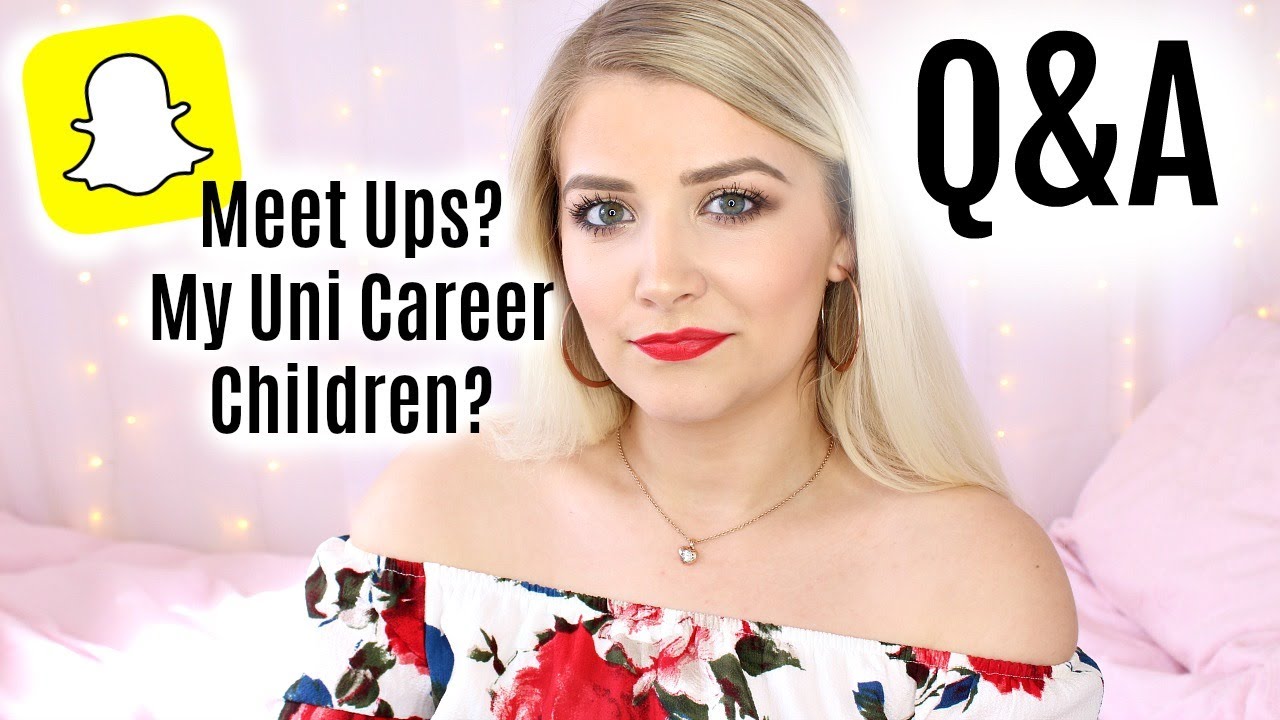 Meet Up?! Children?! Uni Career? YouTube Career? | Snapchat Q&A | Lucy ...