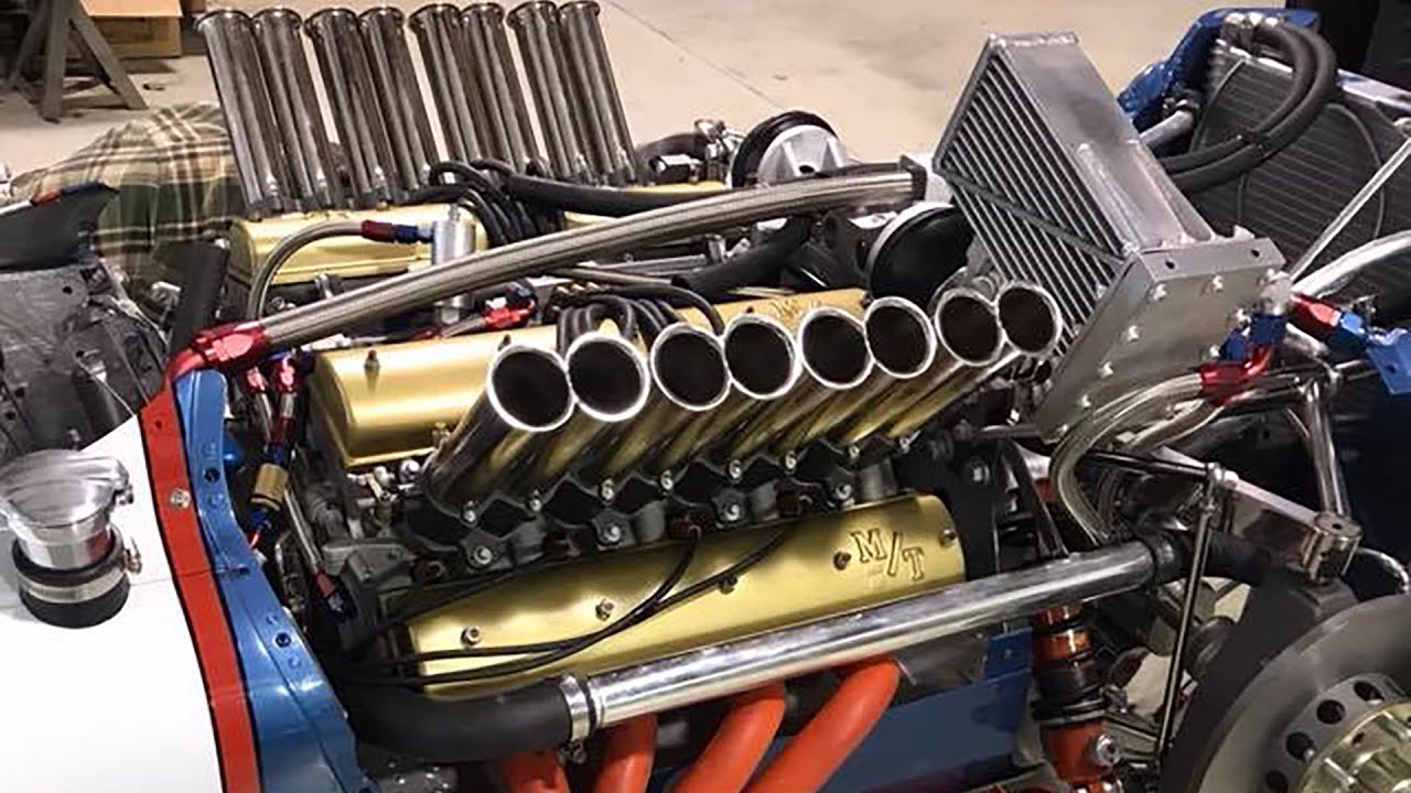 Hear a Mickey Thompson 3-Valve Chevy V8 Engine Roar! - YouTube