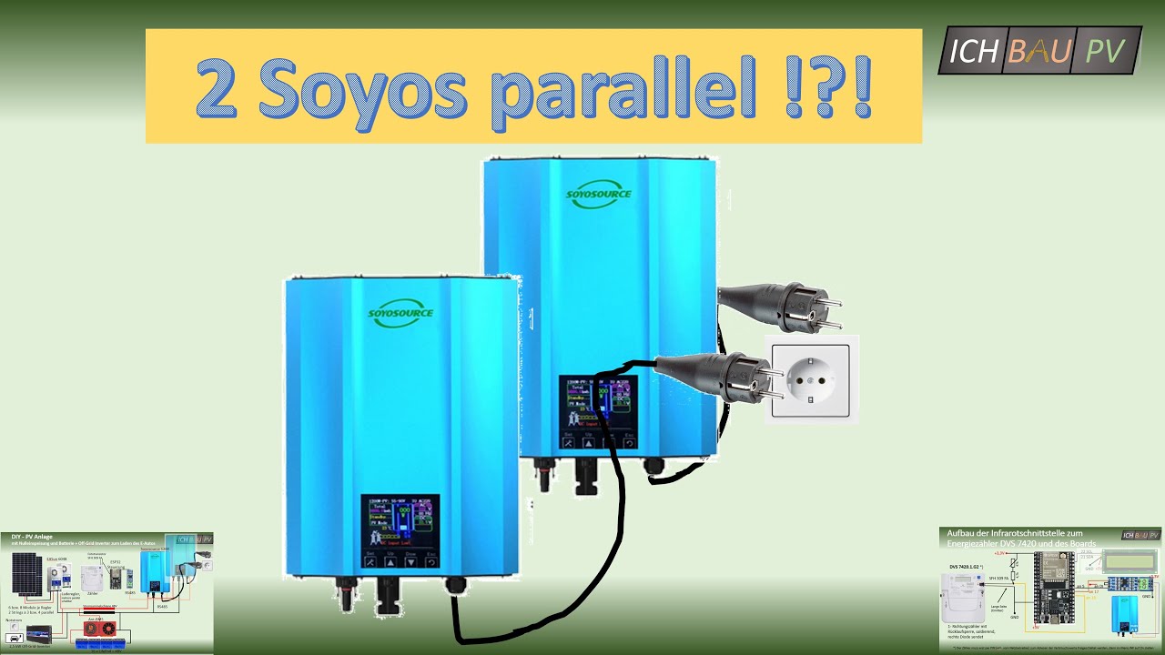 DIY-PV mit Nulleinspeisung - 2. Soyosource und Ausblick - YouTube