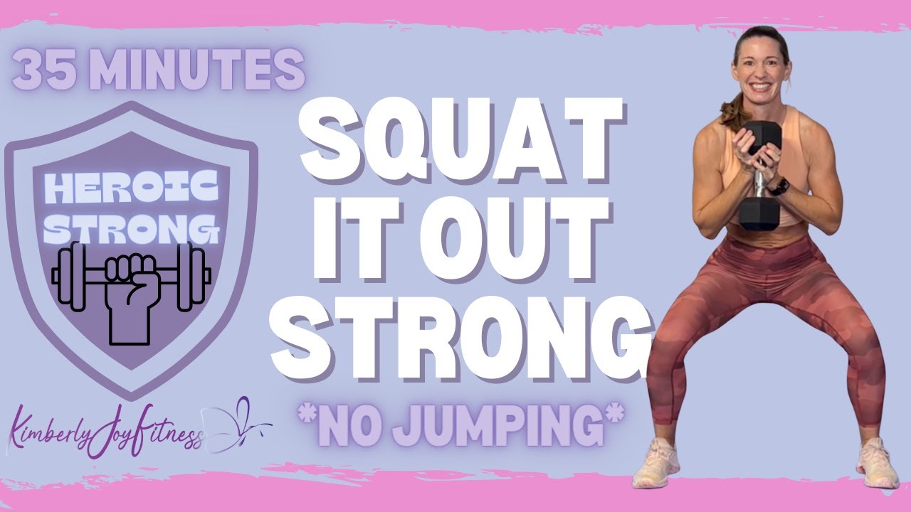 𝐇𝐞𝐫𝐨𝐢𝐜 𝐒𝐭𝐫𝐨𝐧𝐠 𝐃𝐚𝐲 #9 | Squat It Out Strong Workout - 35 Minutes - YouTube