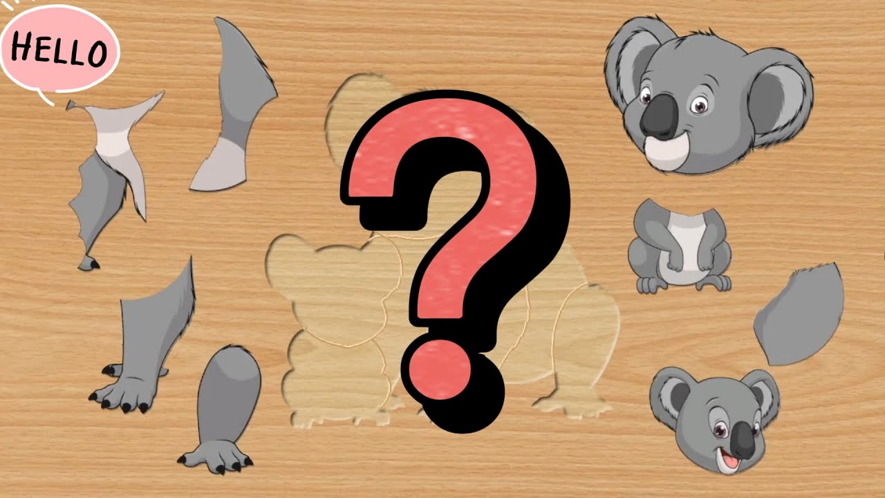Piece by Piece: Building a Koala Puzzle - YouTube