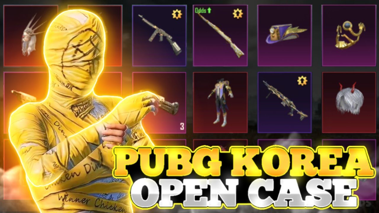 PUBG MOBILE KOREA OPEN CASE - YouTube