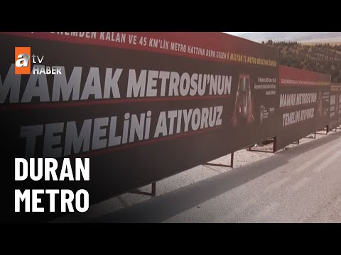 Mamak metrosu yerinde sayıyor  - atv Ana Haber 30 Kasım 2025
