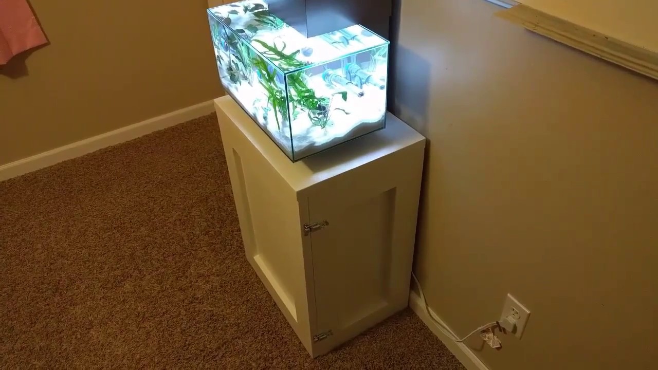 DIY Fluval Edge Stand - YouTube