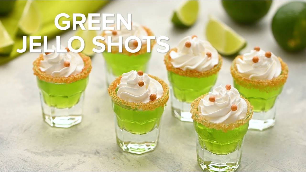 Green Jello Shots - YouTube