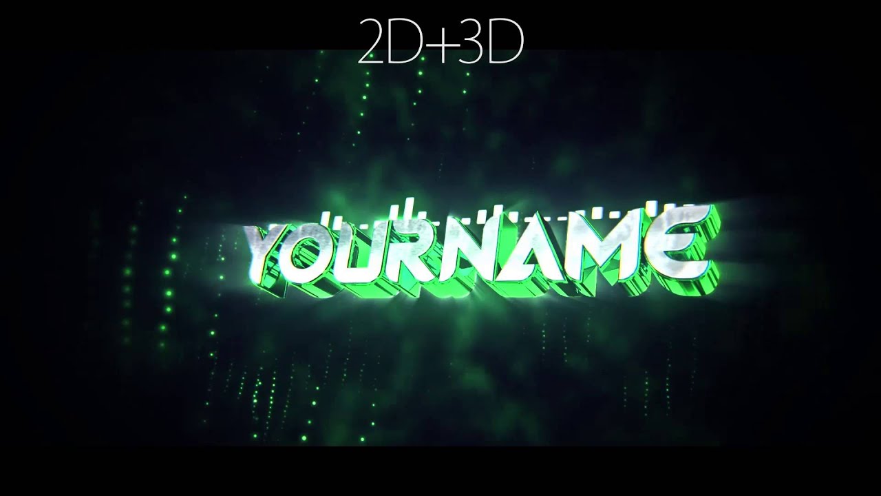 Free intro template 3D+2D overlay | By ionut.E {OLD} - YouTube