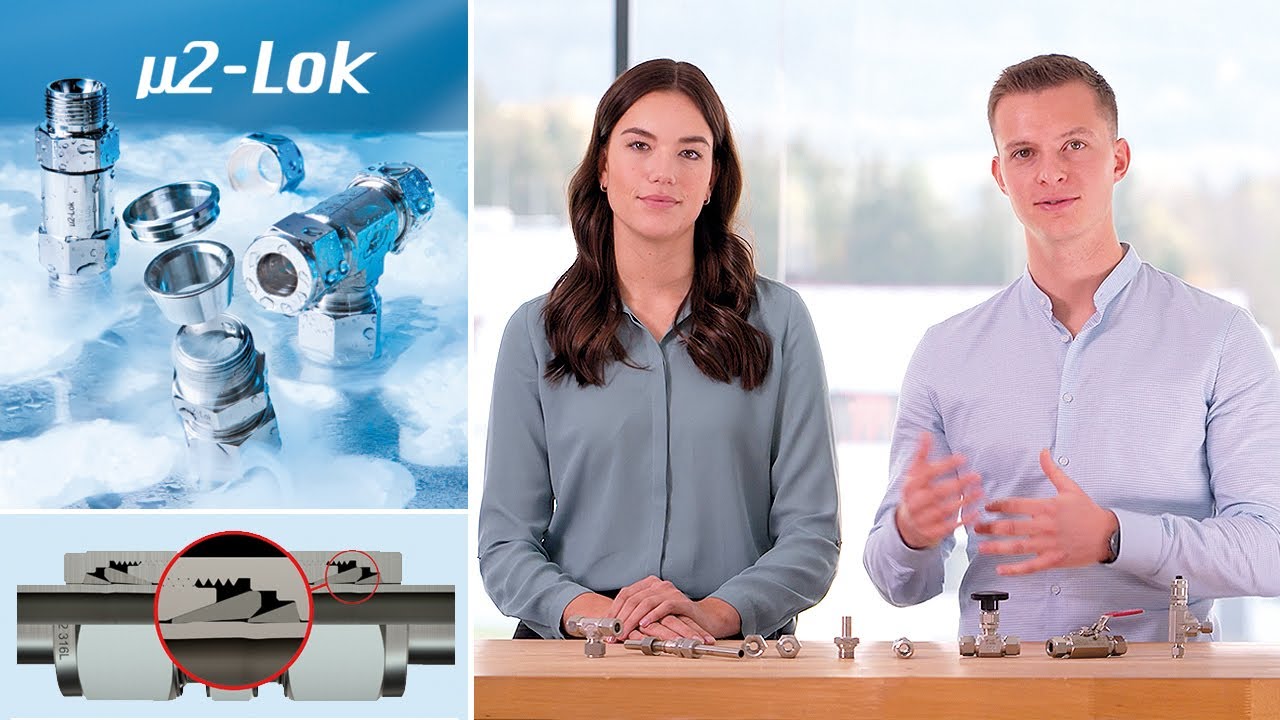 Schwer Fittings: u2-Lok Klemm-Keilring Verschraubungen - YouTube
